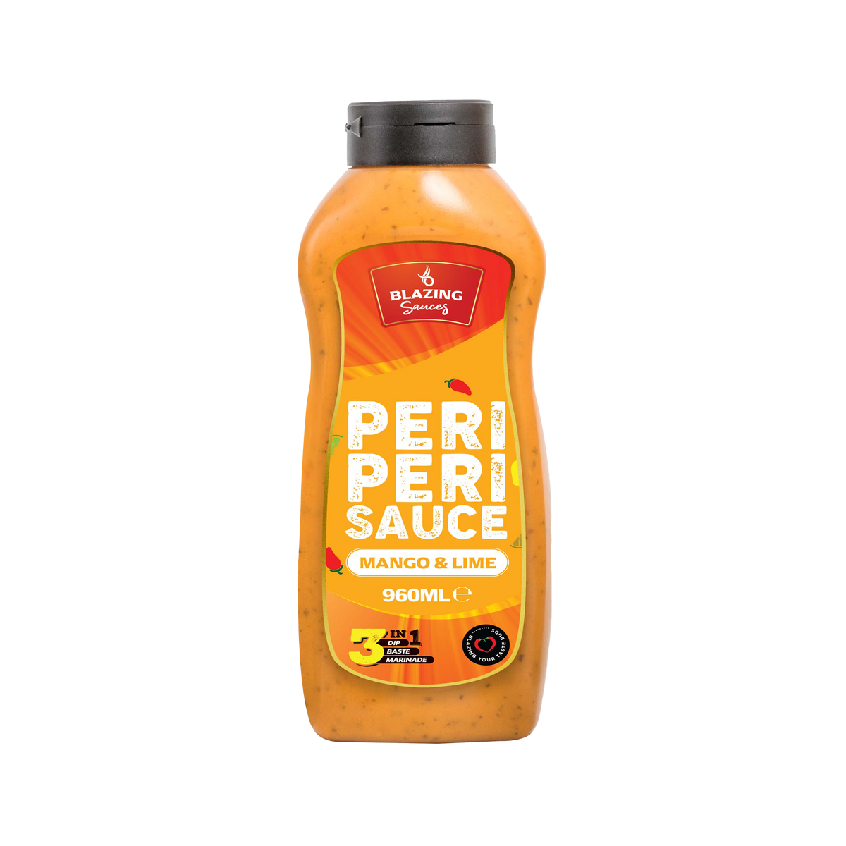 BLAZING Sauces - Peri Peri Sauce - MANGO & LIME – Carnivore Cartel UK