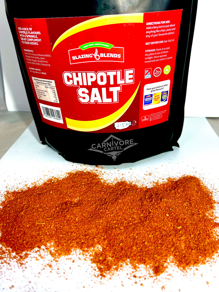 Blazing Blends Smoked Chipotle Salt - 2.5kg – Carnivore Cartel UK