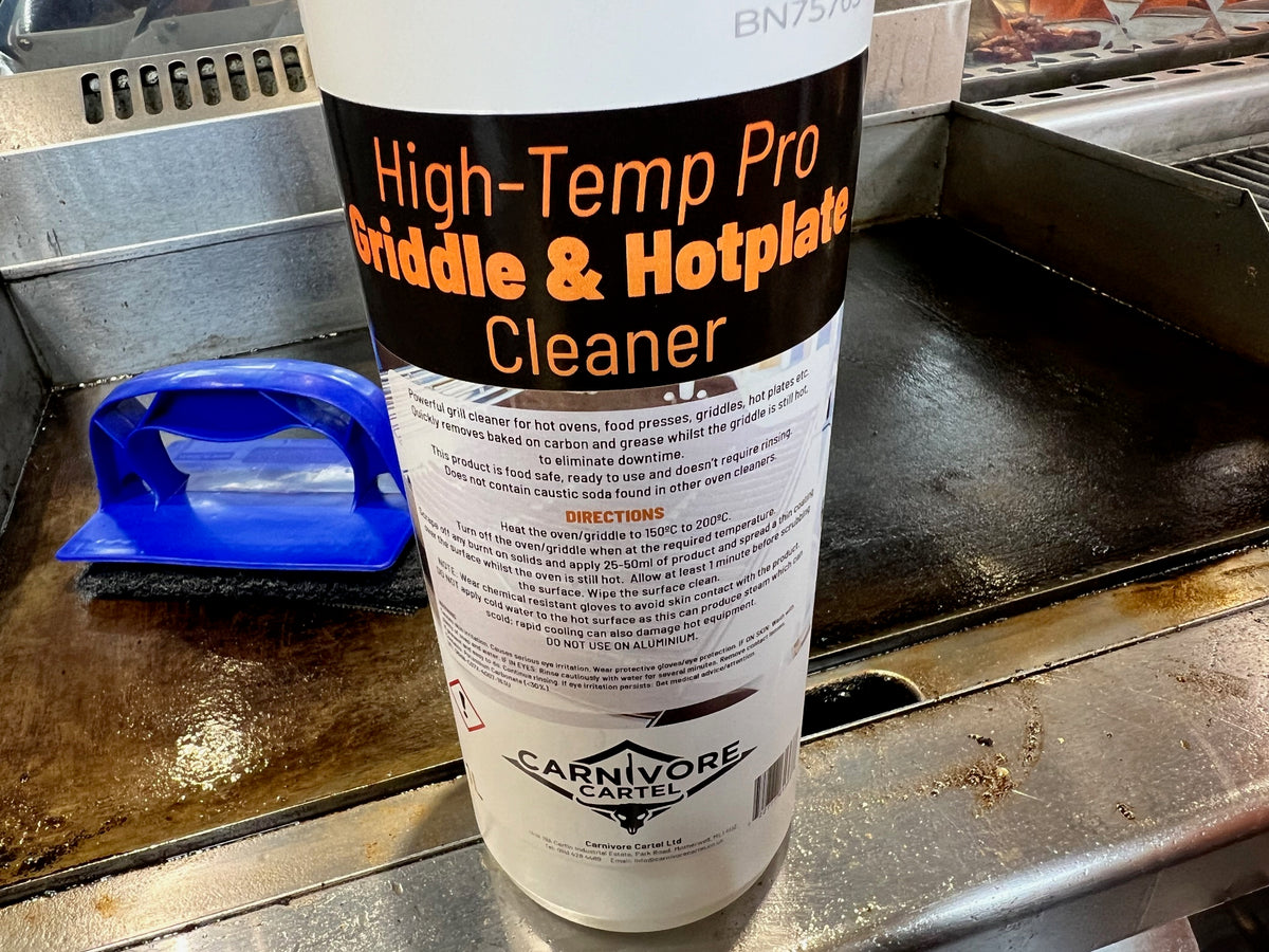 High Temp Pro Griddle & Hotplate Cleaner - 1L – Carnivore Cartel UK