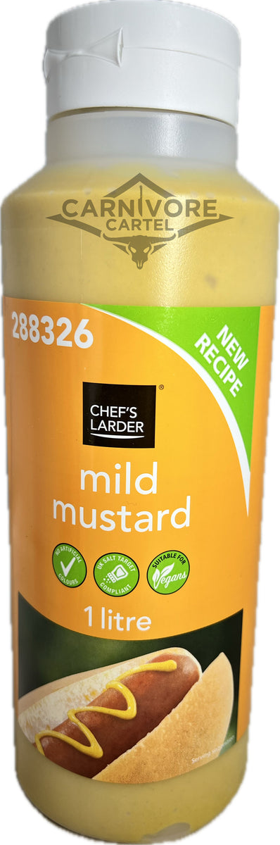 Chef's Larder Mild Mustard - 1L – Carnivore Cartel UK